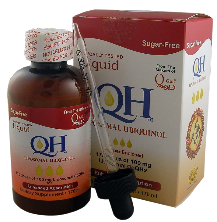 Liquid QH 100mg Liposomal Ubiquinol Enhanced Absorption CoQ10 - Cyber ...